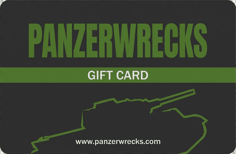 Panzerwrecks Gift Card - The Perfect Treat for Armour Enthusiasts